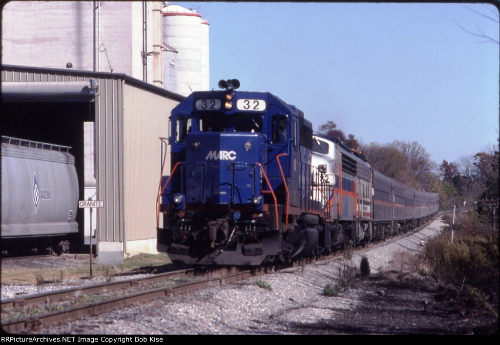 MARC 32 West, at Granite Station